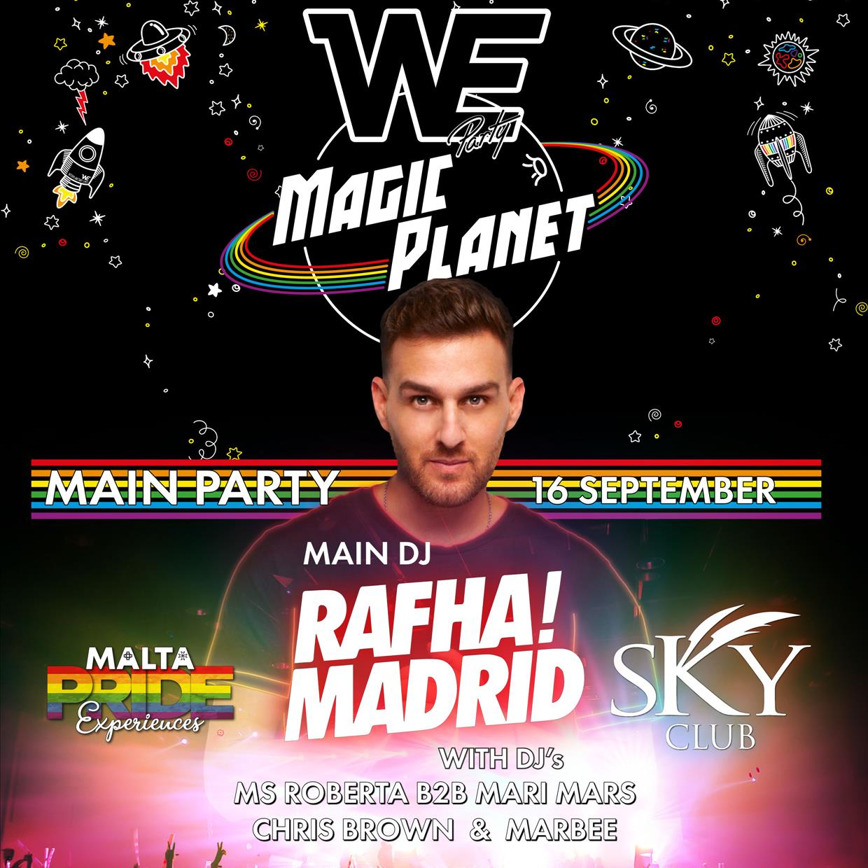 EUROPRIDE 2023: Grand Main Party - Powered by WE party
