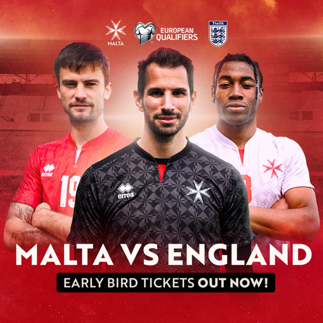 Malta VS England UEFA European Qualifier 2023