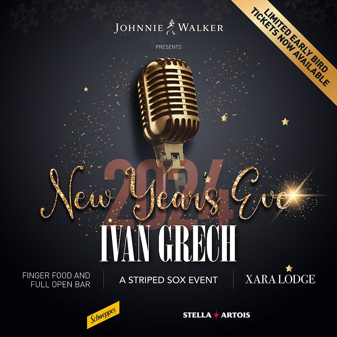 NYE 2024 with Ivan Grech & Band - A striped Sox event
