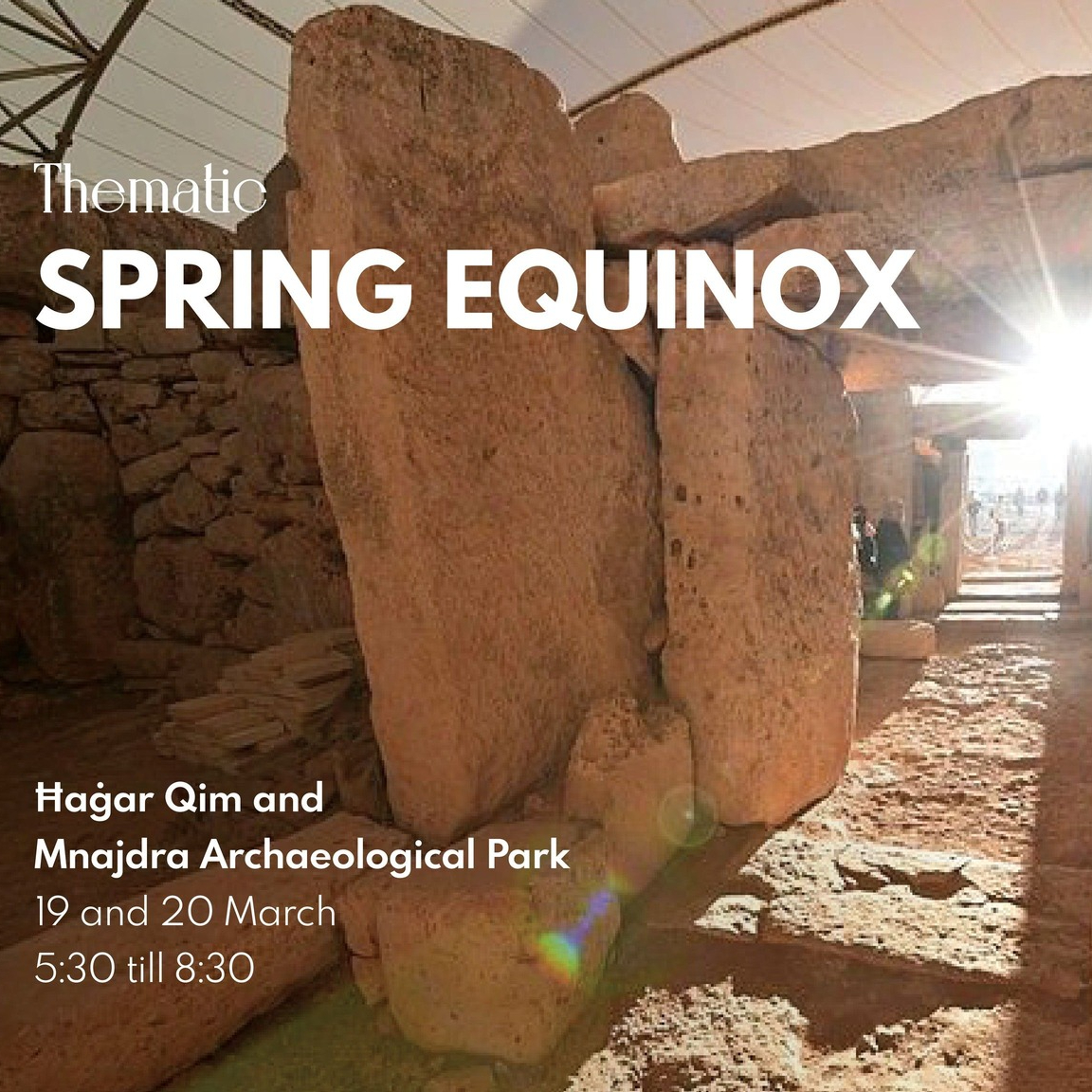 Spring Equinox Mnajdra Temples 2024